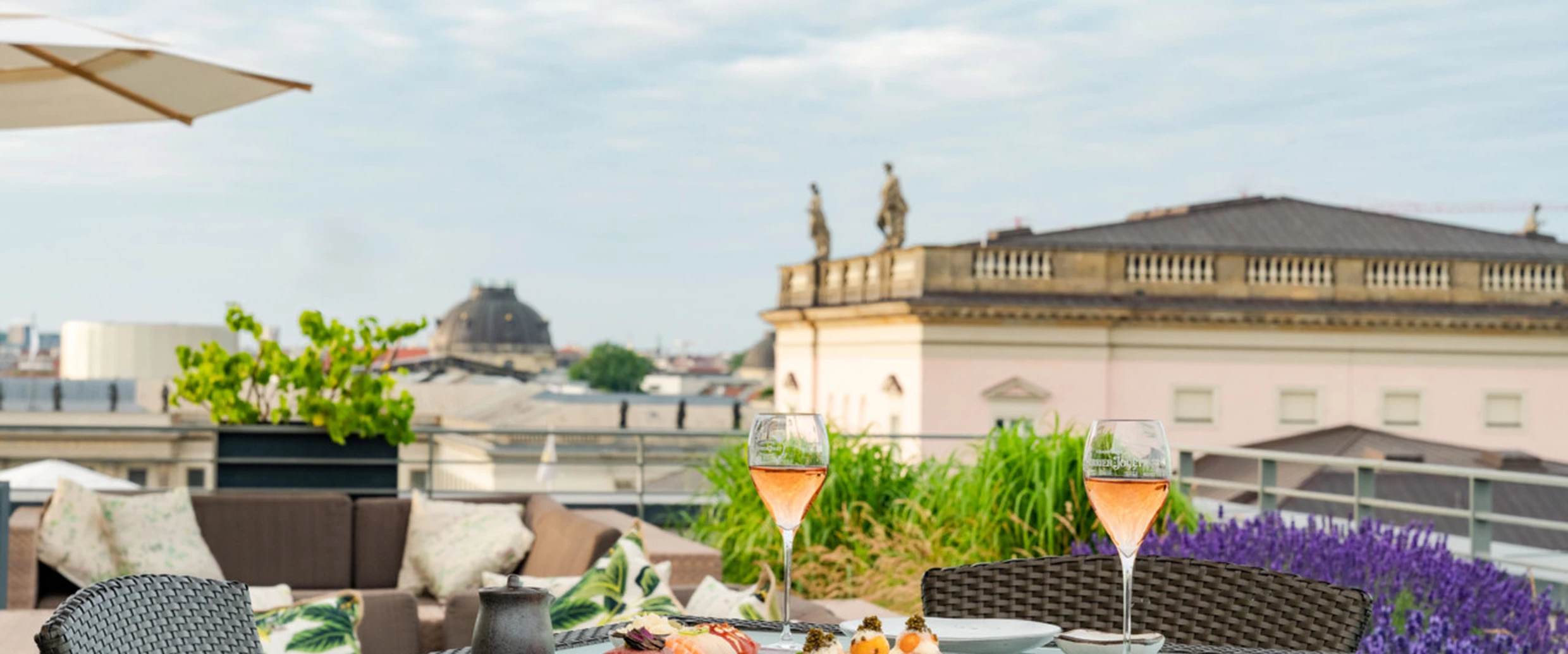 Hotel De Rome Rooftop Terrace Hotel De Russie, A Rocco Forte Hotel
